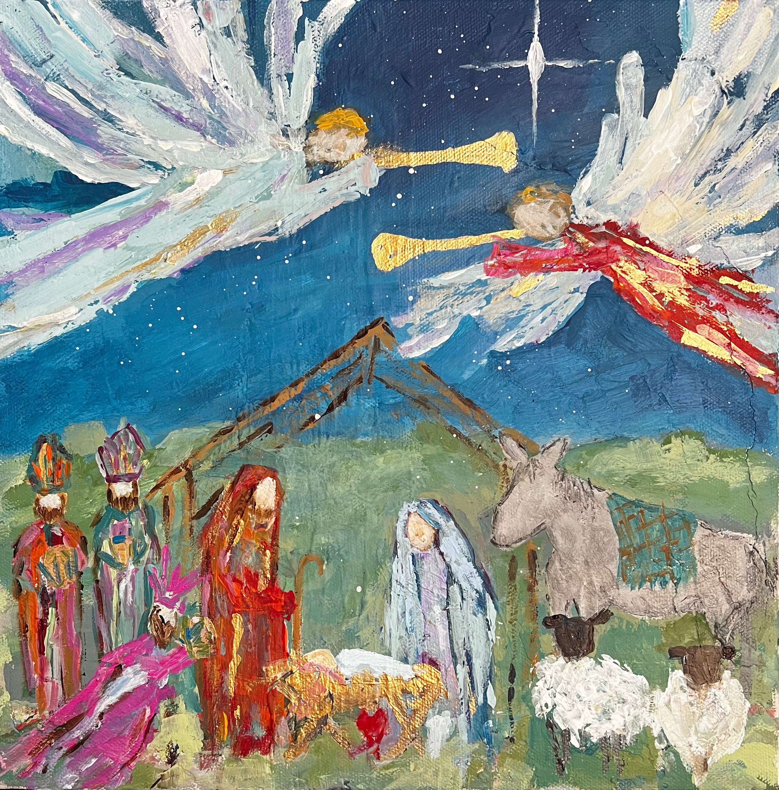 He Is Born - giclee – Kristi Hall Art